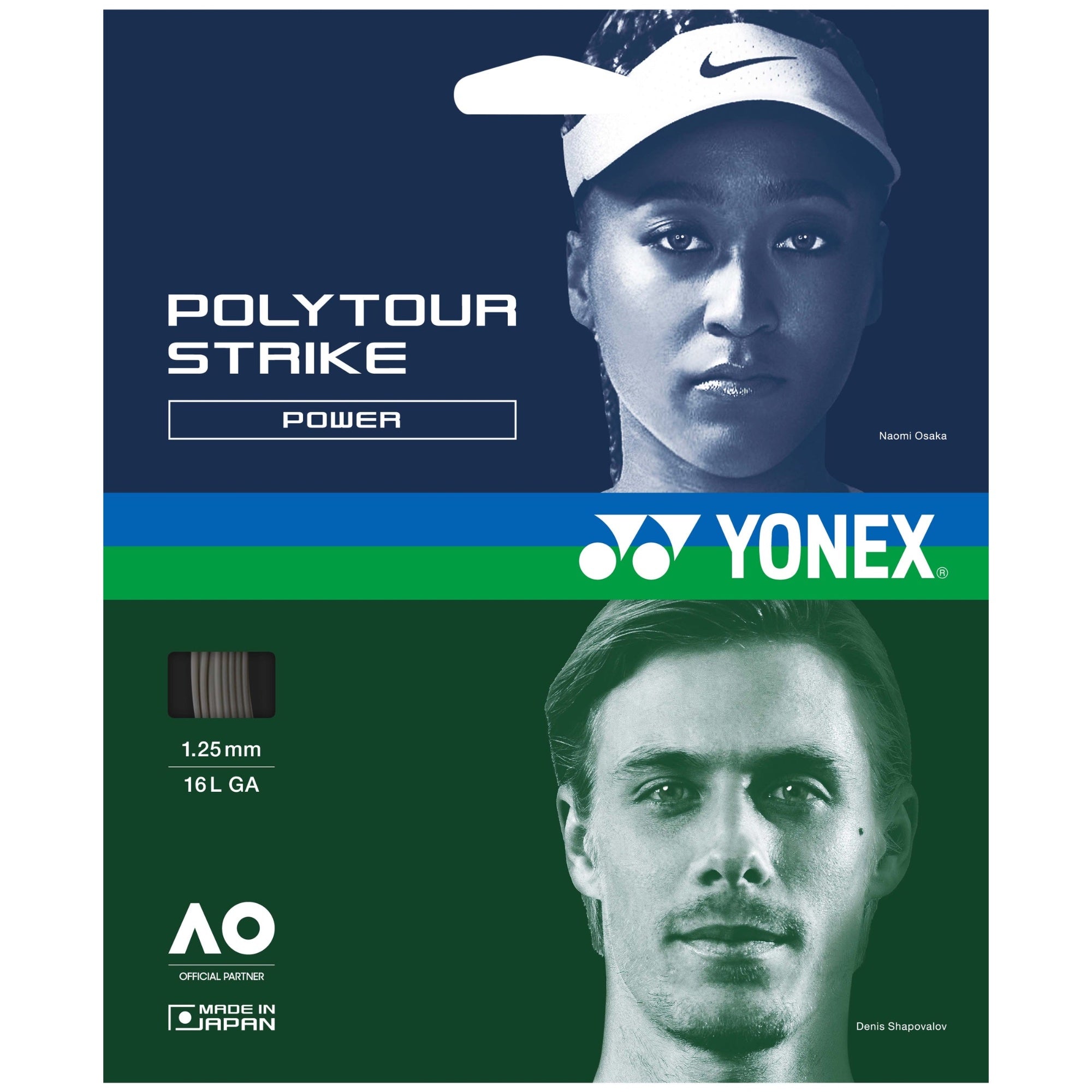 Yonex PolyTour Strike Grey Tennis String – Racquetstore.com